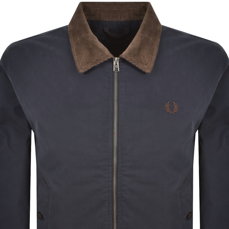 Fred Perry Caban Jacket Navy | Mainline Menswear